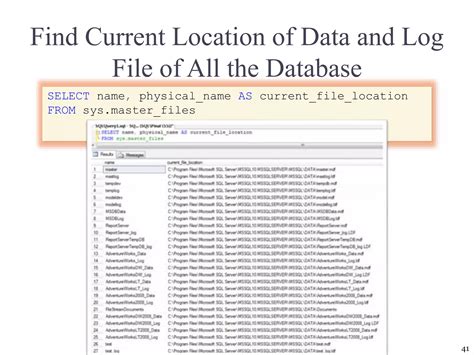 Database Performance Tuning And Query Optimization Ppt Databases