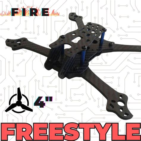 Карбоновая рама для сборки Fpv дрона Fire 4 дюйма купить с доставкой