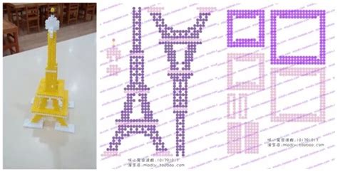 拼豆立体图纸65 高清图片，堆糖，美图壁纸兴趣社区