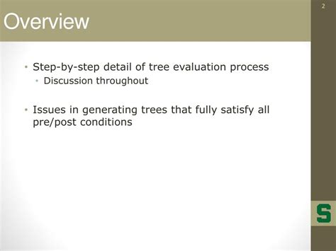 PPT Tree Evaluation Overview PowerPoint Presentation Free Download ID 1995757