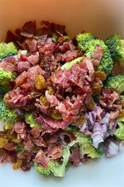 Broccoli Salad With Bacon Recipe These Old Cookbooks
