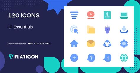 UI Essentials Icon Pack Color Fill SVG Icons