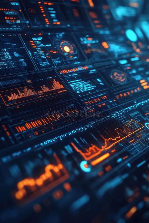 Data Visualization A Visual Display Of Data Featuring A Table And A Stereoscopic Chart On A