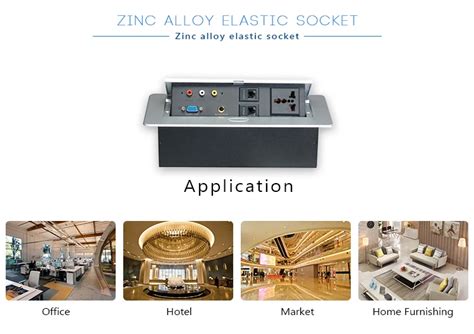 Desktop Pop Up Socket Versatile Outlet For Conference Rooms