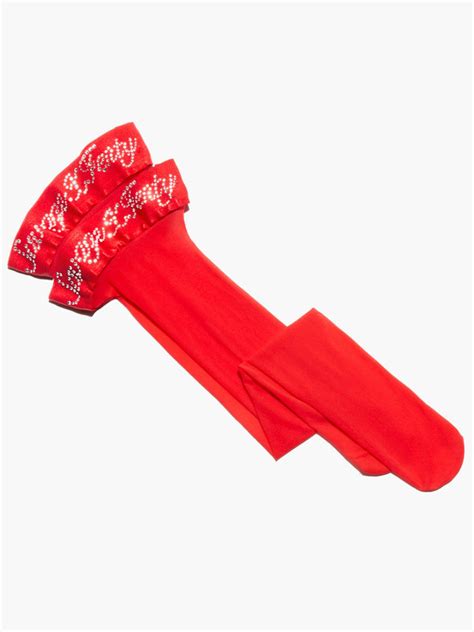 Divorce Court Thigh High Stay Up Stockings In Red Savage X Fenty France