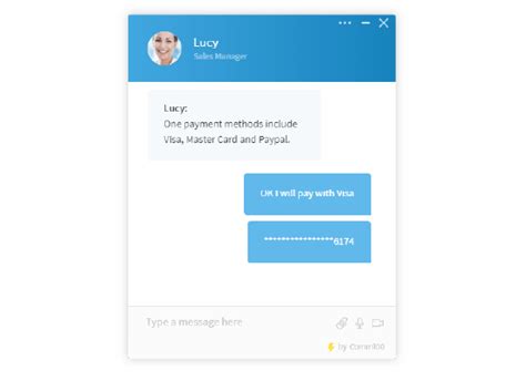 PCI DSS Compliant Comm Secure Customer Service Live Chat