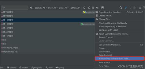 Idea Git 如何将多次commit合成一个点idea Git合并多个commit Csdn博客