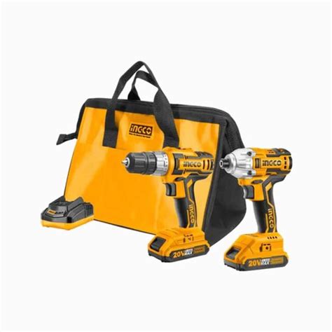 Ingco Lithium Ion Cordless Pc Combo Kit V Endtoend Mu