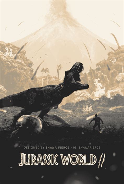 Jurassic World Fallen Kingdom Poster 1 Poster By Shanafierce
