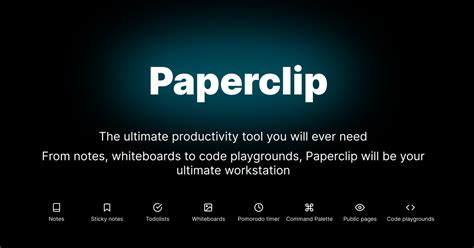 Github Lalit2005paperclip The Only Note Taking And Productivity