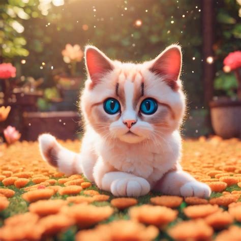 Premium Photo Cute Cat Blender