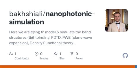 Github Bakhshiali Nanophotonic Simulation Here We Are Trying To Model And Simulate The Band