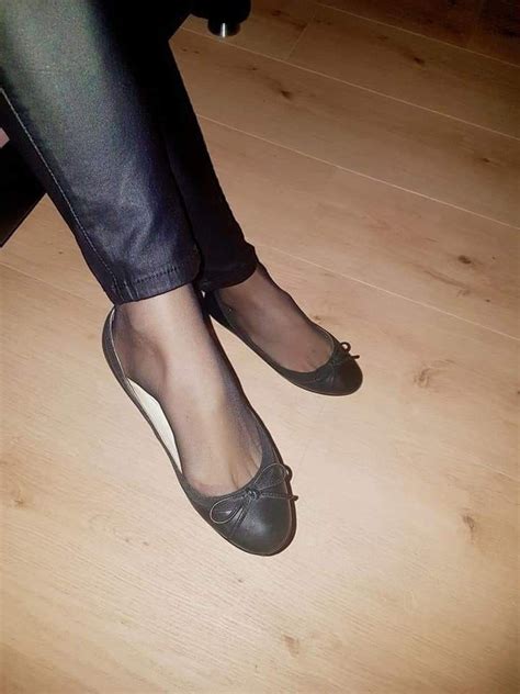 Sexy Flats Girls Flats Nylons Heels Pantyhose Feet Black Pantyhose Ballet Slippers Ballet