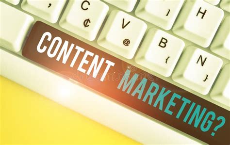 Handwriting Text Content Marketing Question Concept Meaning Involves Creation And Sharing Of