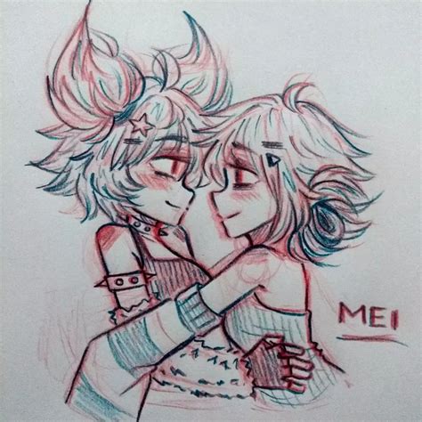 Gummy X Mei 🍭 Bocetos Increíbles Bocetos Dibujos Bonitos