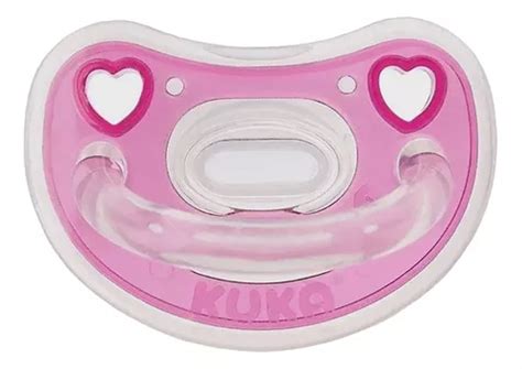 Chupeta Elegance Plus Bico Orto 2 6m Rosa Kuka MercadoLivre
