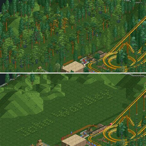 i was counting how many rct1 scenarios had bushes and came across an