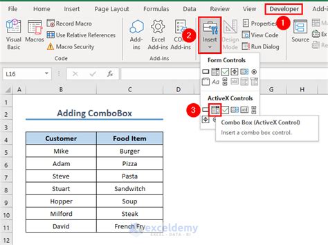 How To Add Item To Combobox With Vba In Excel Exceldemy