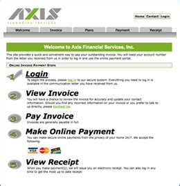 AXIS Financial Services Receivables Performance