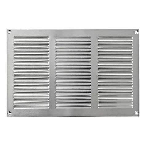 Stainless Steel Air Vent Grille 300mm X 200mm Diy At Bandq