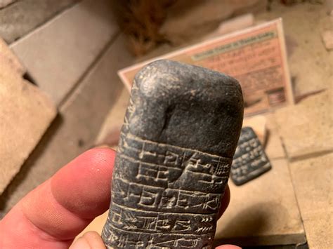 Sumerian Cuneiform Writing Tablets Replica Set Ancient Writing Of
