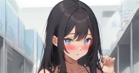 清楚 ドア🚪を開けたら清楚な下着姿👙の女の子がいた💦 リノアのイラスト Pixiv
