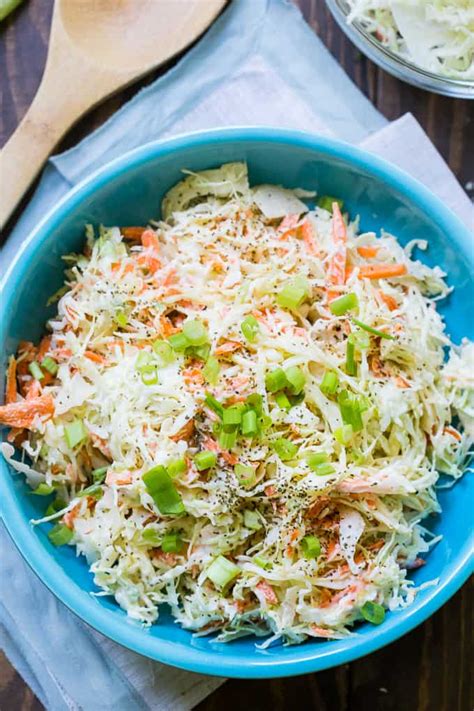 Skinny Creamy Southern Coleslaw Skinny Southern Recipes