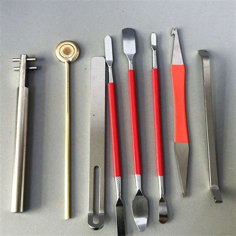 Luthier Tools Sax Repair Tools Leveling Luthier Portable Silver Red