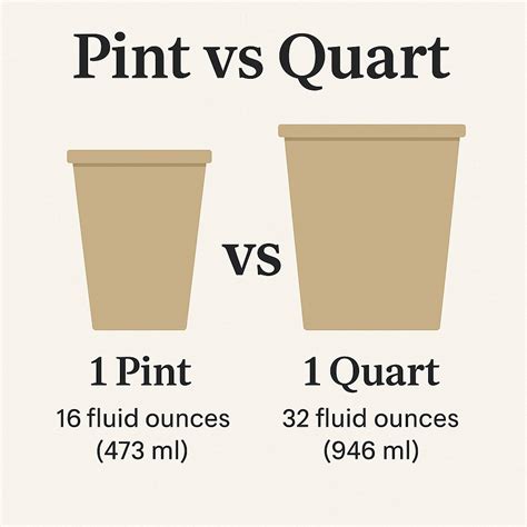 Pint Vs Quart Sizing Conversions And Choosing The Right Food Packaging InNaturePack