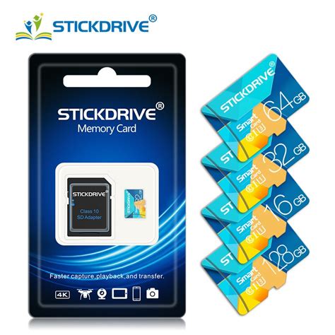Micro Sd Kaart 64 Gb 16 Gb 32 Gb 128 Gb Klasse 10 Grandado