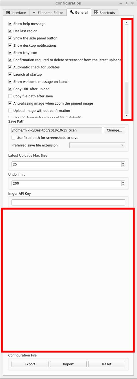 Increasing Settings Window Size Should Prolong The Scrollable List