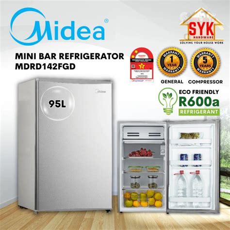 Syk Midea Mini Bar Fridge Mdrd86fgg Mdrd142fgd Small Refrigerator Small