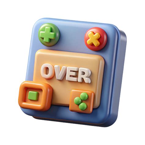Impressive Traditional Game Over Screen Pixelated Text Cutout Element