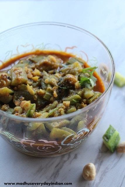 Ridge Gourd Curry For Chapathi Turai Ki Subji Beerakaya Kura
