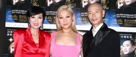 众港星齐聚罗文纪念演唱会75岁汪明荃被江华熊抱惊得张大嘴巴 郑欣宜 黑色 表演