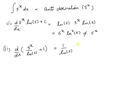 Solved 32 Antiderivatives And The Integral Understand Integration And Velocity And Indefinite