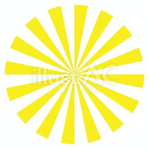 黄色の後光イラスト No 23001059｜無料イラスト・フリー素材なら「イラストac」