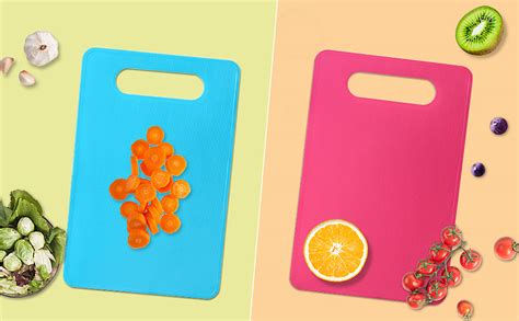 Bkinpid Flexible Cutting Board BPA Free Colored Plastic Cutting Board Mat Set Dishwasher Safe