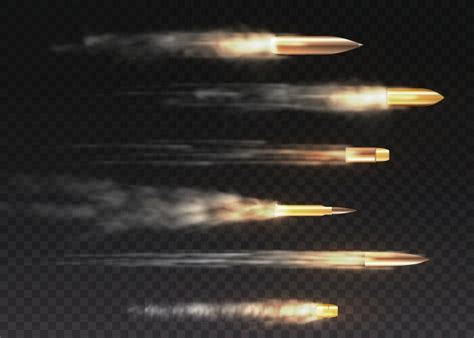 Flying Bullet Royalty Free Vector Image Vectorstock