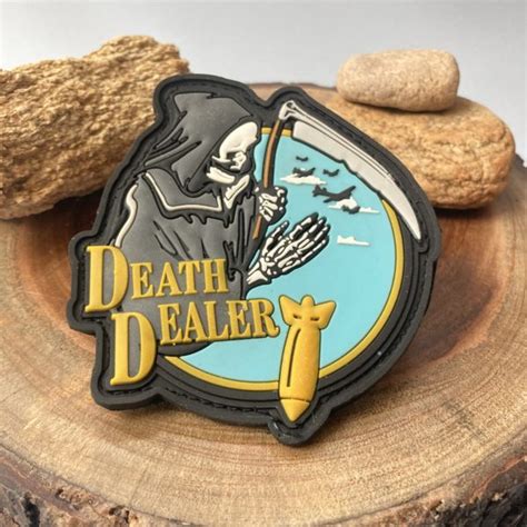 Death Dealer Air Force Patch Static Fire