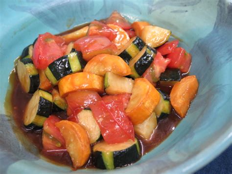 トマトと夏野菜の黒酢炒め じねんと食堂newsandblog｜じねんと市場＆じねんと食堂