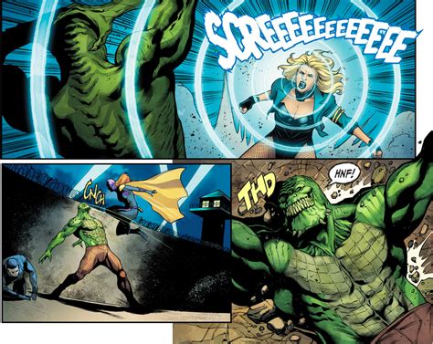 Batgirl Black Canary And Green Arrow Vs Killer Croc Injustice Ii