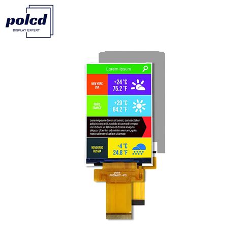 Inch Industrial Equipment Tft Color Lcd Module Ips Mcu Spi Interface