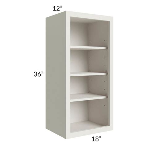 Tuscan Almond Glaze 18x36 Wall Cabinet No Door To Be Used With A