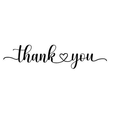 Thank You In Cursive Font