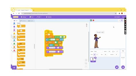 Scratch Program To Output The Results Using Counter Loop Using Conditional Loop Youtube