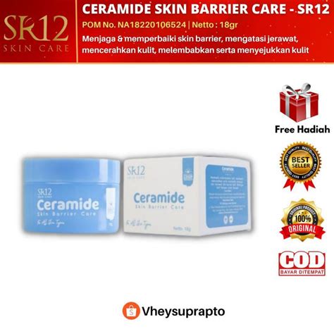 Jual CERAMIDE SR CERMIDE SKIN BARRIER CARE SR MOISTURIZER CREAM PELEMBAB WAJAH BPOM