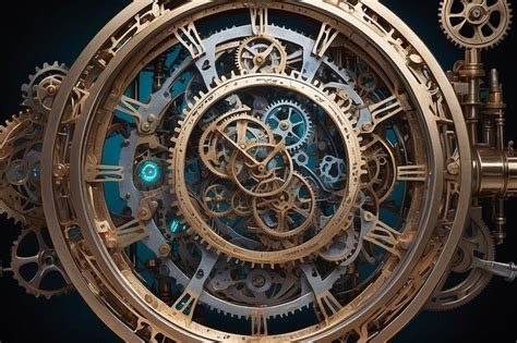 Premium Photo Cybernetic Clockwork The Synchronized Precision Of