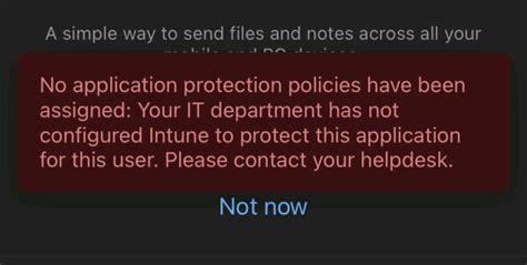App Protection Policy Not Applying To Microsoft Edge On Ios After This