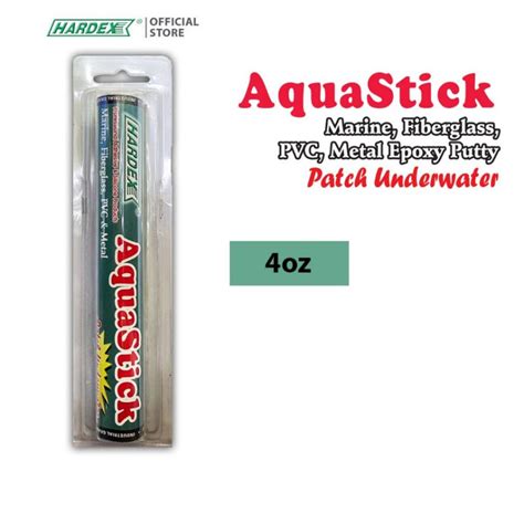 Hardex Aqua Stick Patch Underwater Marine Fiberglass Pvc Metal Epoxy